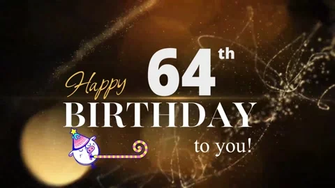 50Th Birthday Background Stock Footage ~ Royalty Free Stock Videos | Pond5