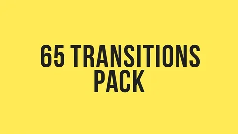 65 Transitions Pack ~ After Effects Project #106326608