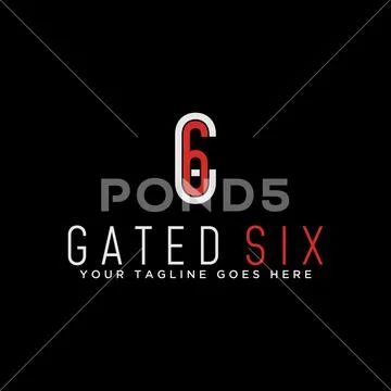 6G logo, 6G font design. Concept of number and letter.: Graphic #160520421