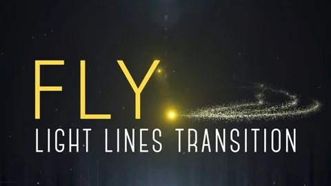 7 Fly Light Lines Transitions + Alpha Ch... | Stock Video | Pond5