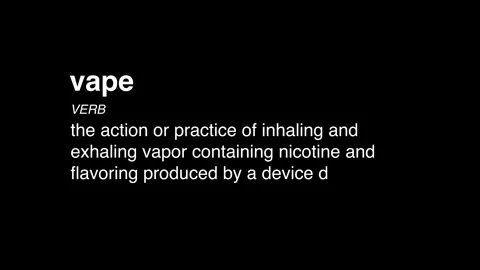 7 vape definition animation on black bac... | Stock Video | Pond5