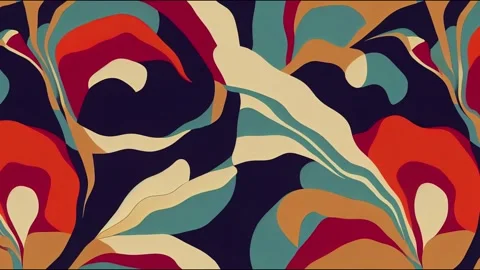 70's Retro Seamless animation. 60s and 7... | Stock Video | Pond5