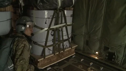75th EAS disperse leaflets and deliver c... | Stock Video | Pond5