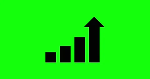 8 animations growth graph increase icon ... | Stock Video | Pond5