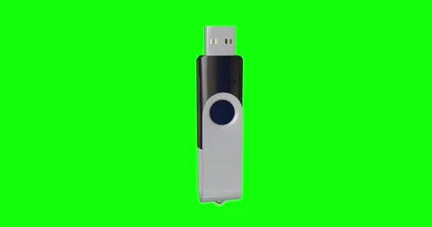 8 animations pen drive USB memory green ... | Stock Video | Pond5