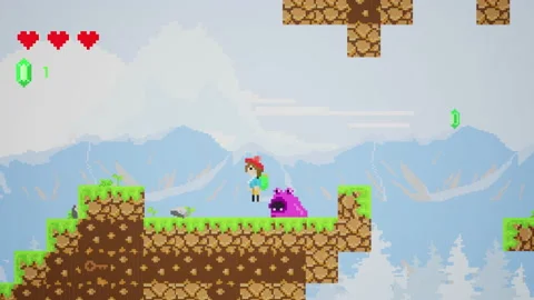 8 Bit Game Stock Footage ~ Royalty Free Stock Videos | Pond5