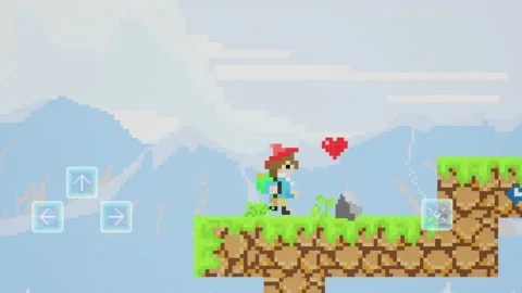 8 Bit Game Stock Footage ~ Royalty Free Stock Videos | Pond5