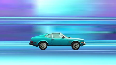 8 Bit Car. 3d Animation | Stock Video | Pond5