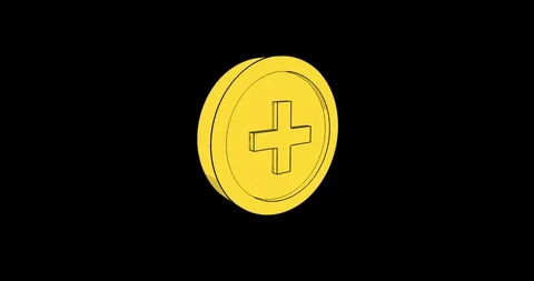 8 bit coins spinning around looped anima... | Stock Video | Pond5