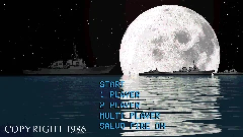 8 bit II. World War background. 3d anima... | Stock Video | Pond5