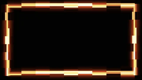 8 bit Loading Border Frame Outer Edge Pu... | Stock Video | Pond5