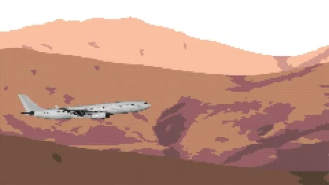 Pixel Art Plane Stock Video Footage | Royalty Free Pixel Art Plane ...