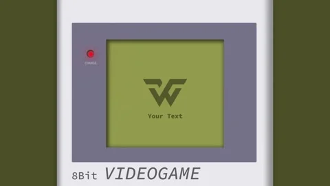 After Effects: 8 Bit Video Game Retro Logo Reveal AEP #283811866