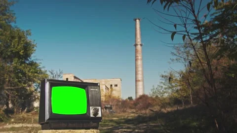 50S Vintage Television Green Screen Stock Video Footage | Royalty Free ...
