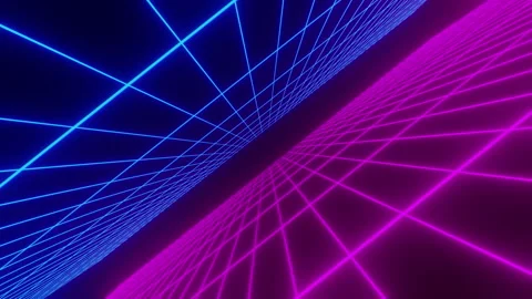 80s Lines Colorful Background | Stock Video | Pond5