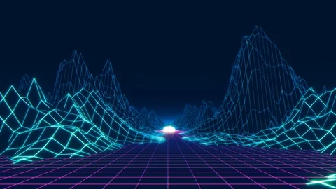 80s retro background loop animation. Ret... | Stock Video | Pond5