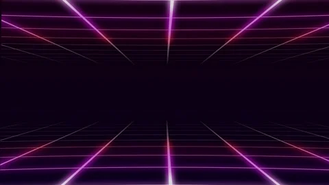 After Effects: 80s Retro Grid Loop Background AEP #283932370