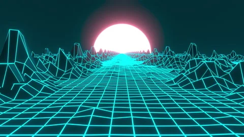 80S Grid Space Stock Video Footage | Royalty Free 80S Grid Space Videos ...