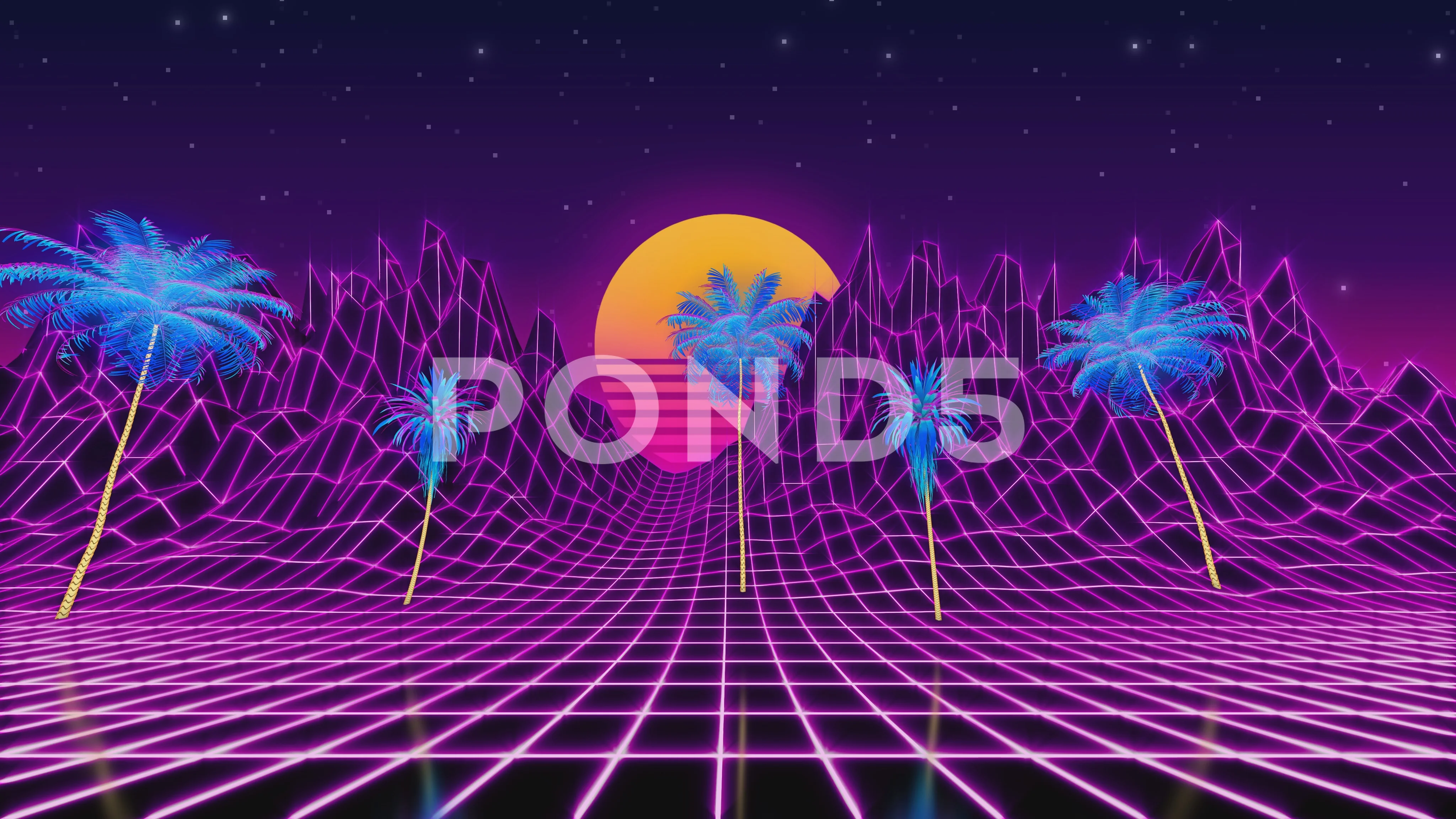 80s Neon Wallpaper