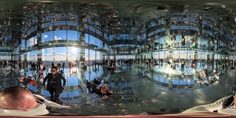 8K 360 VR Walkthrough of Summit One Vand... | Stock Video | Pond5