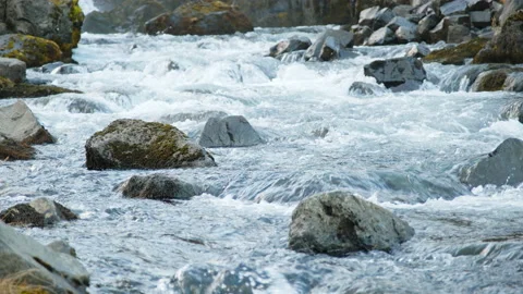 8K 7680x4320. Pure water stream running ... | Stock Video | Pond5
