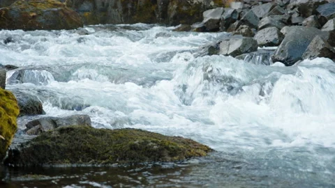 8K 7680x4320. Pure water stream running ... | Stock Video | Pond5