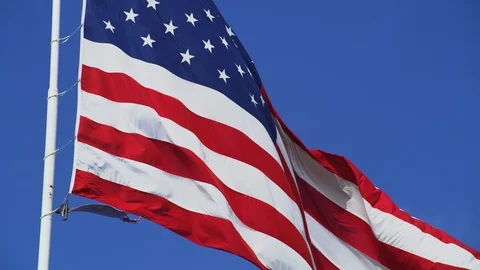 8K American flag, United States Flag Wit... | Stock Video | Pond5
