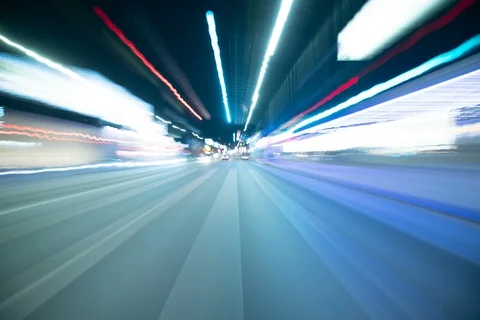 8K Driving Hyperlapse Front View Full Fr... | Stock Video | Pond5