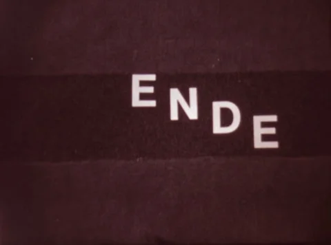 8MM - animated home made end film title ... | Stock Video | Pond5