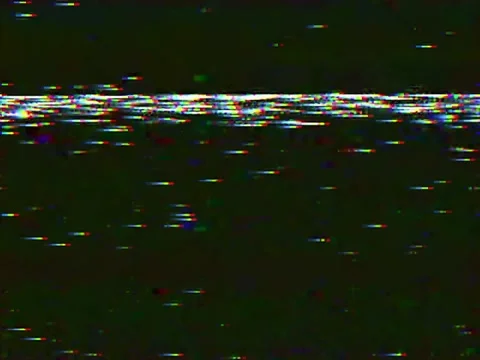 8mm Static Vhs Tv Noise With Glitches. O... | Stock Video | Pond5