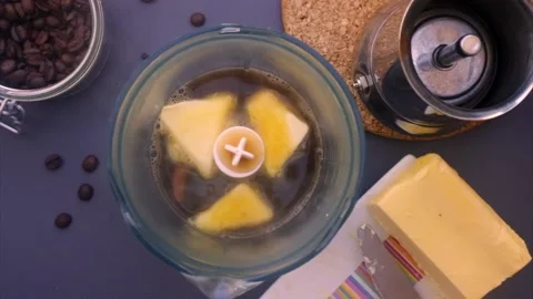 90 degree of person making coffee with b... | Stock Video | Pond5