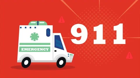 Animated Ambulance Video Stock Video Footage | Royalty Free Animated ...