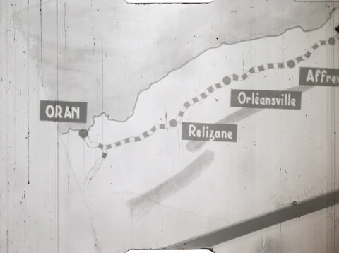 9.5MM - ALGERIA - animated railway map -... | Stock Video | Pond5