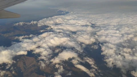 Aairplane Traveling Window View to Sky L... | Stock Video | Pond5