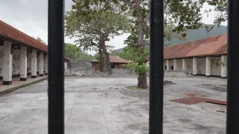 Abandoned Buildings Of Con Son Prison In... | Stock Video | Pond5