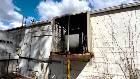Abandoned dilapidated small old retail s... | Stock Video | Pond5
