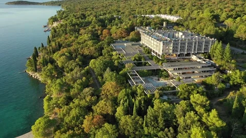 Abandoned Haludovo Malinska Hotel Yugosl... | Stock Video | Pond5