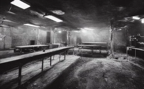 An abandoned haunted room with flickerin... | Stock Video | Pond5