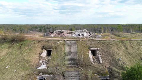Abandoned military training ground in Be... | Stock Video | Pond5