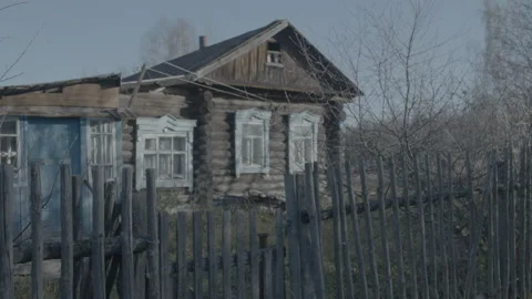 Abandoned Russian village. Apocalypse. S... | Stock Video | Pond5