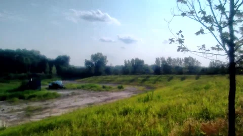 Abandoned, Shooting Range, Hilltop Panor... | Stock Video | Pond5