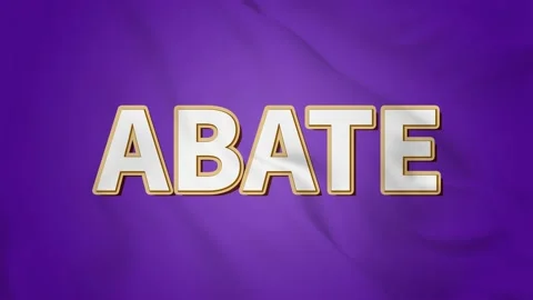 ABATE - 4k flag animation with ABATE tex... | Stock Video | Pond5