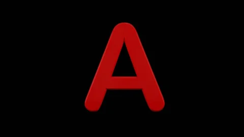 ABC Animated alphabet letters | Stock Video | Pond5