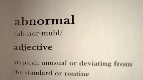 What does abnormal mean store