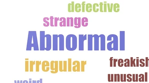 Abnormal Word Cloud Animated On White Ba... | Stock Video | Pond5