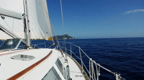 aboard the floating boat. rocking on the... | Stock Video | Pond5