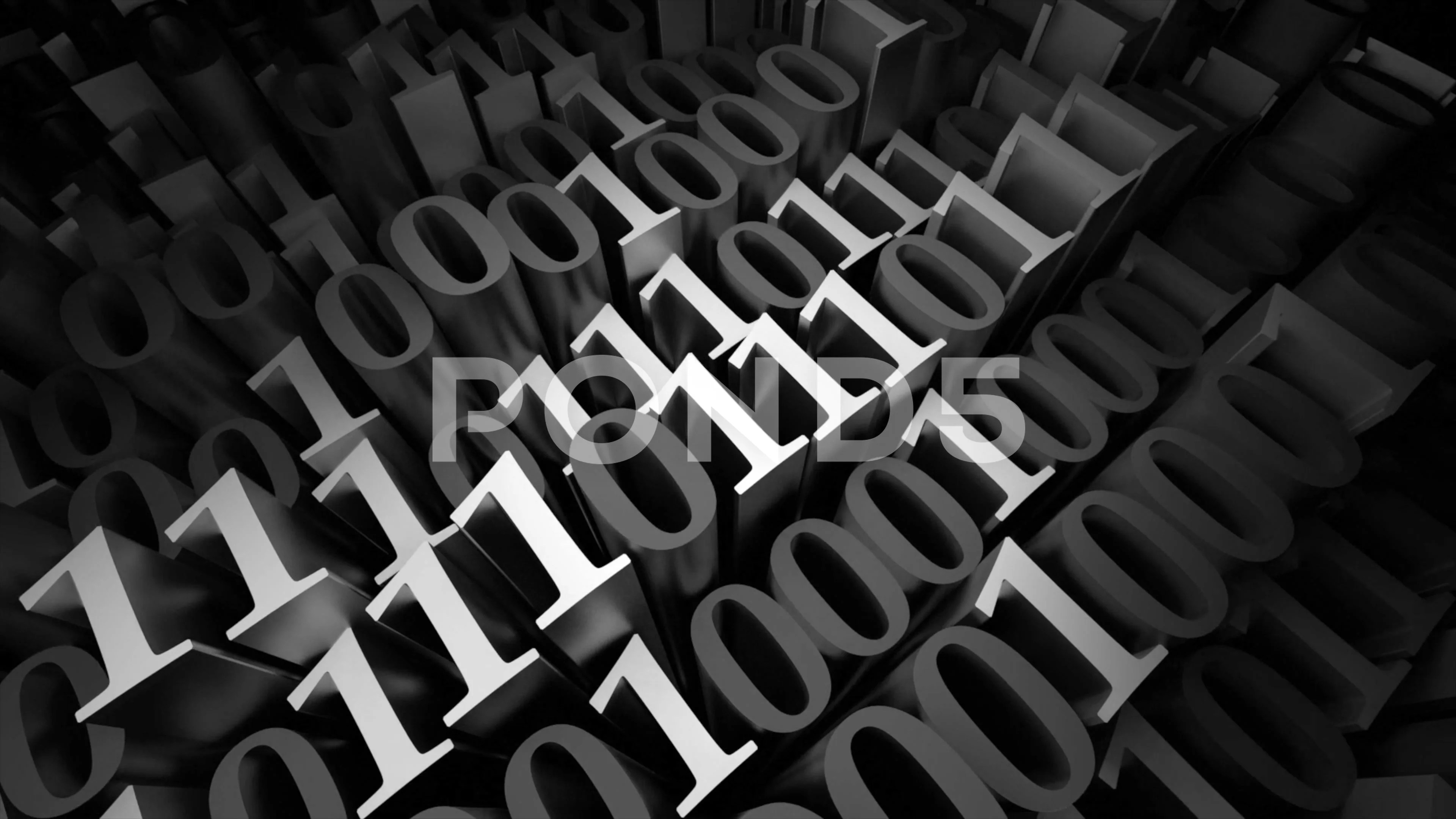 Abstract Numbers Wallpaper