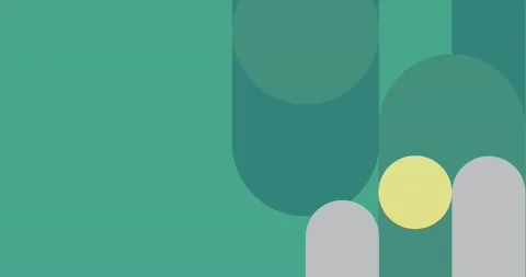 abstract 2D geometrical animation motion... | Stock Video | Pond5