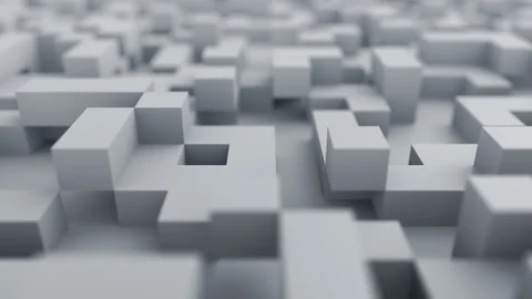 Abstract 3D Animation of Geometric Backg... | Stock Video | Pond5