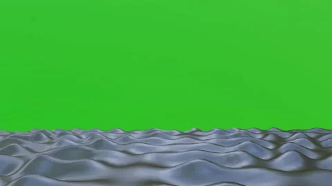Abstract 3d animation of ocean waves on ... | Stock Video | Pond5